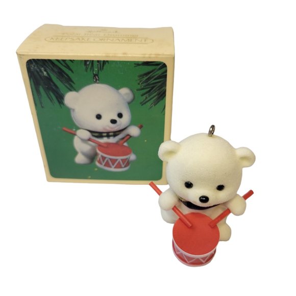 Hallmark | Holiday | Hallmark Keepsake Polar Bear Drummer Ornament 984 ...